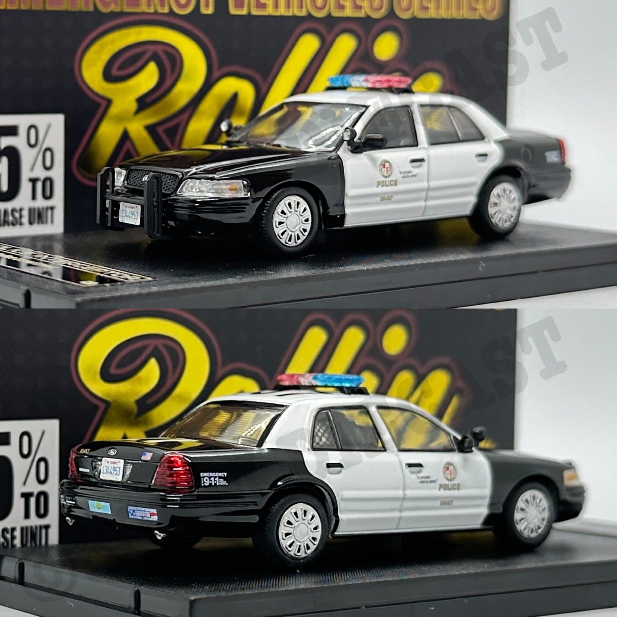 Rollin 1/64 Ford Crown Victoria Police Interceptor - Los Angeles Polic ...