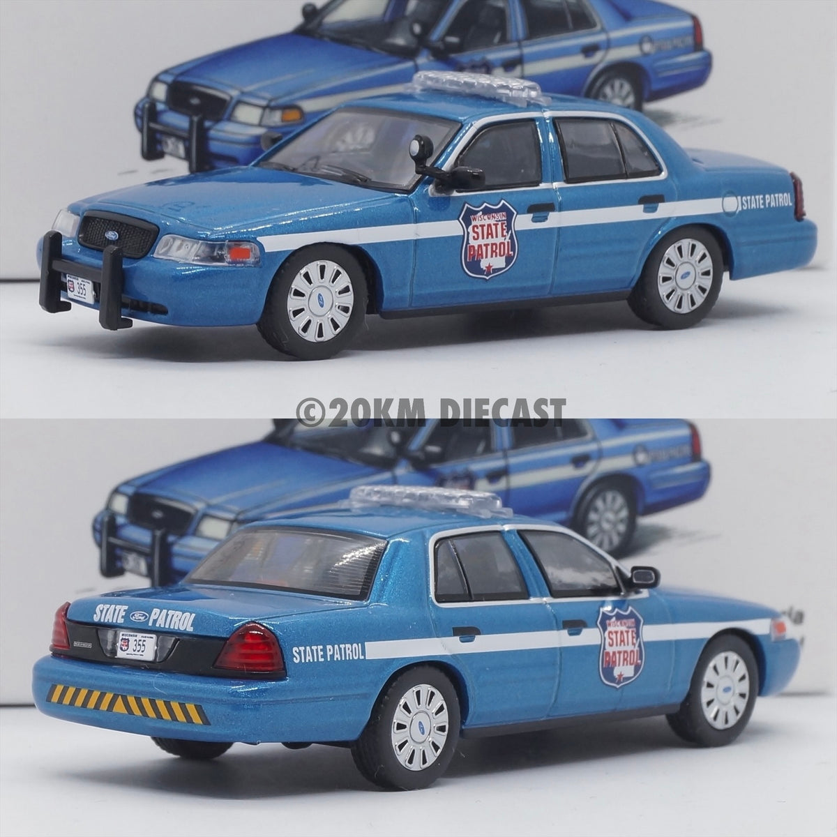 596 Model 1/64 Ford Crown Victoria Police Interceptor - Wisconsin Stat ...
