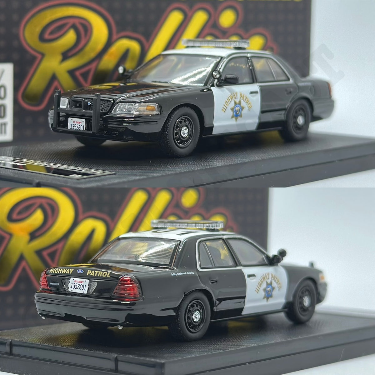 Rollin 1/64 Ford Crown Victoria Police Interceptor - California Highwa ...