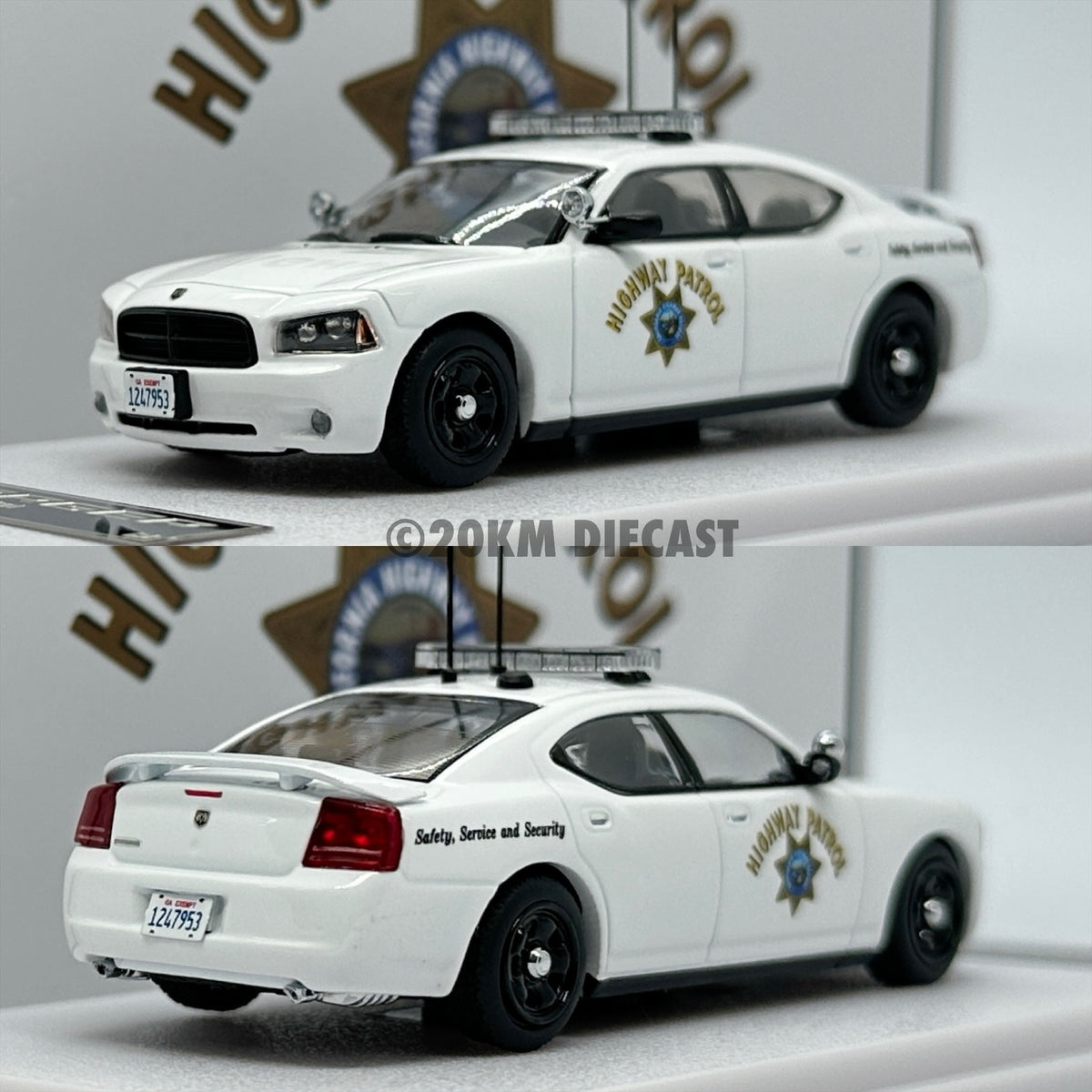 Rollin 1/64 Dodge Charger - California Highway Patrol Polar Bear 2 car ...