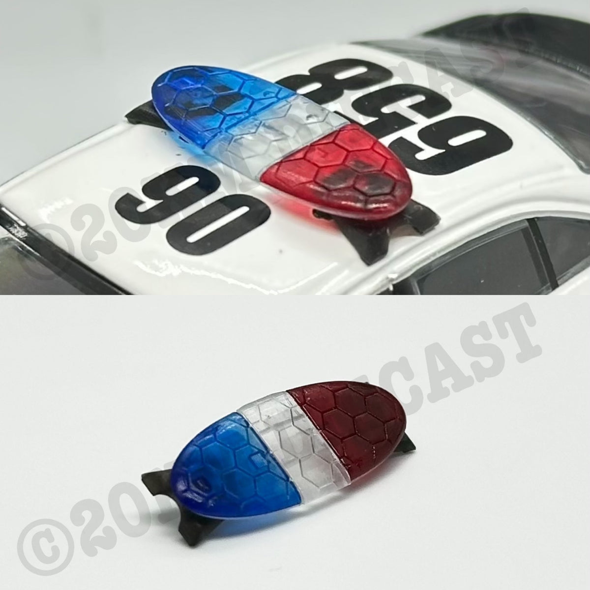 1/64 Arjent Lightbar (LAPD Style) – 20KM Diecast