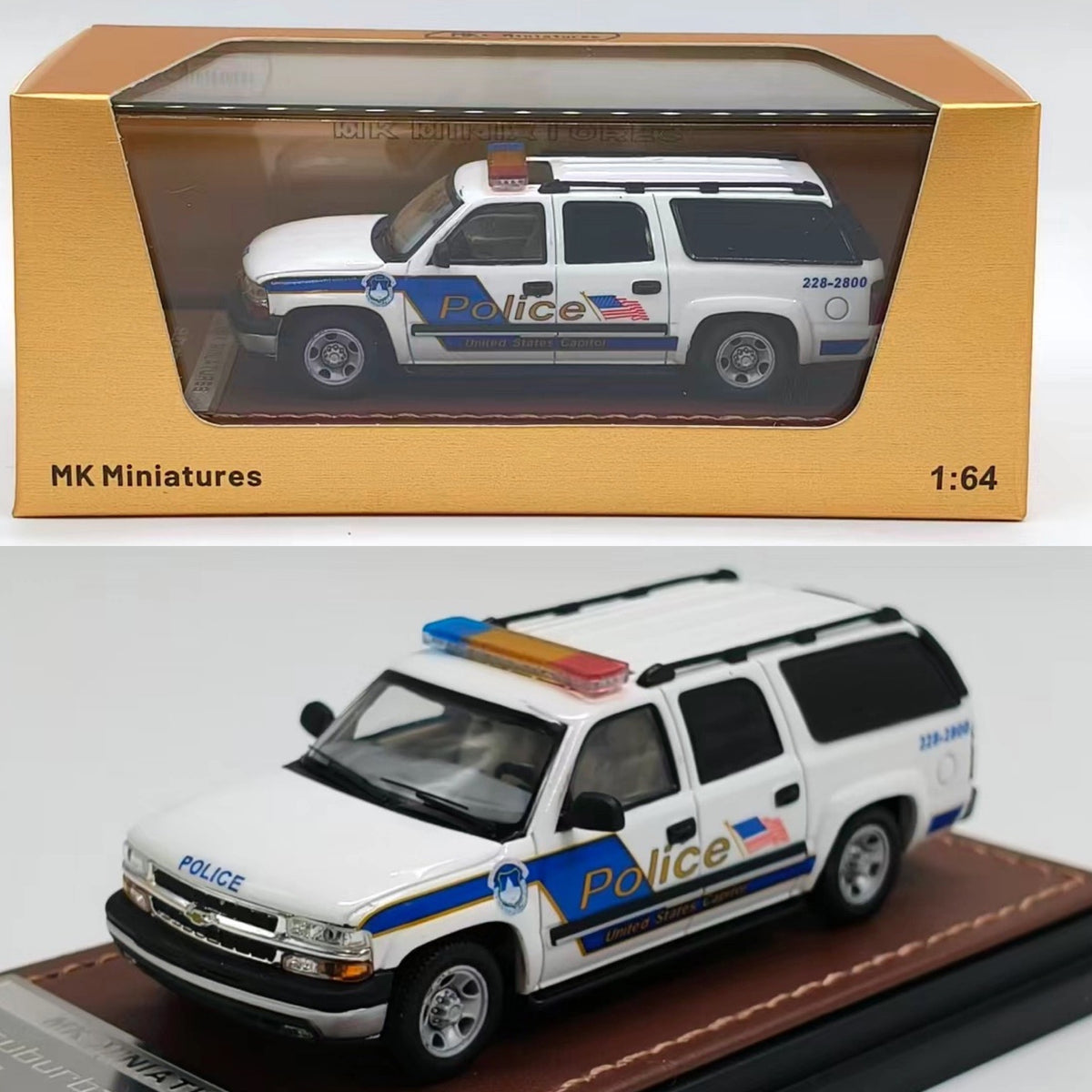 MK Miniatures 1/64 - Chevrolet Suburban - United States Capitol Police ...