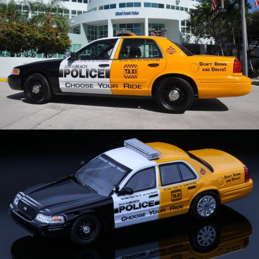 Rollin 1/64 Ford Crown Victoria Police Interceptor - Miami Beach Polic ...