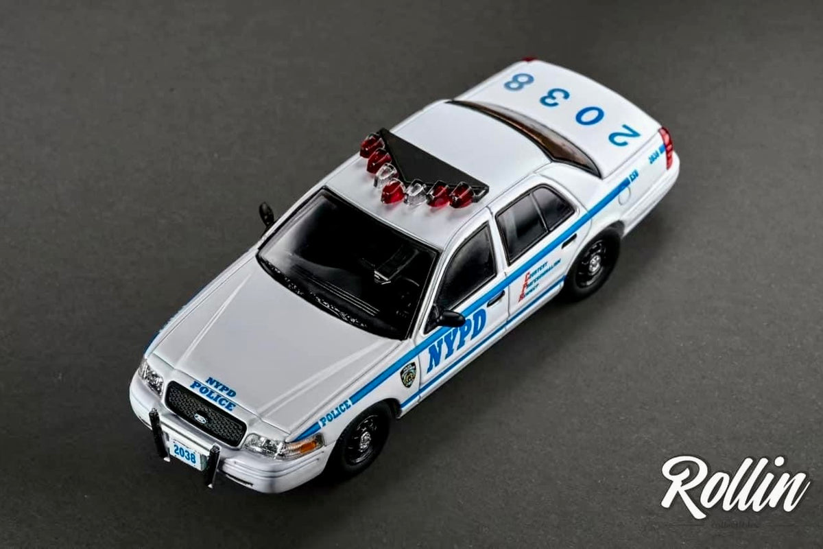 [Pre-Order] Rollin 1/64 Ford Crown Victoria Police Interceptor - New Y ...