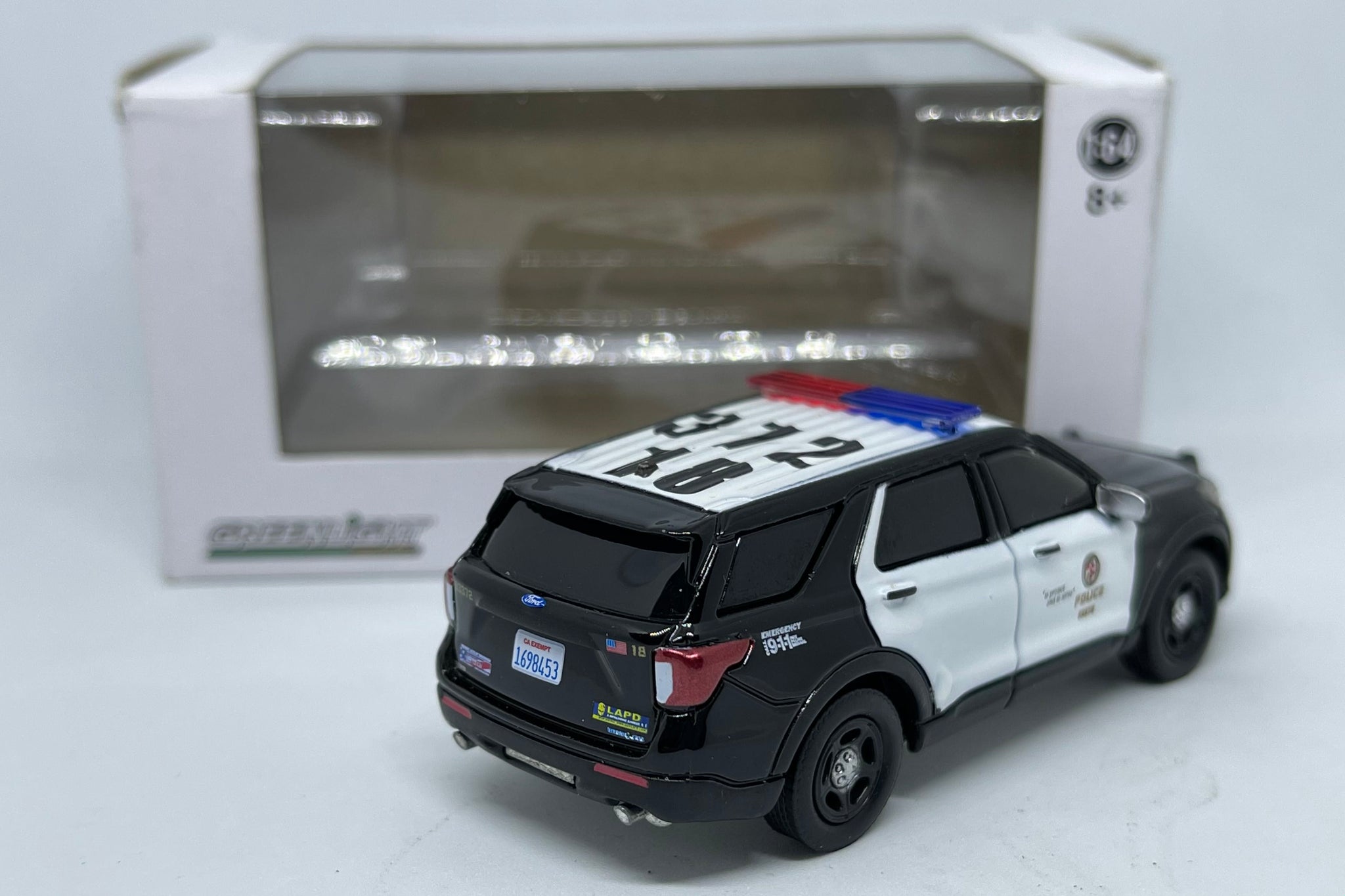 Greenlight 1/64 2020 Ford Police Interceptor Utility - LAPD Los Angele ...